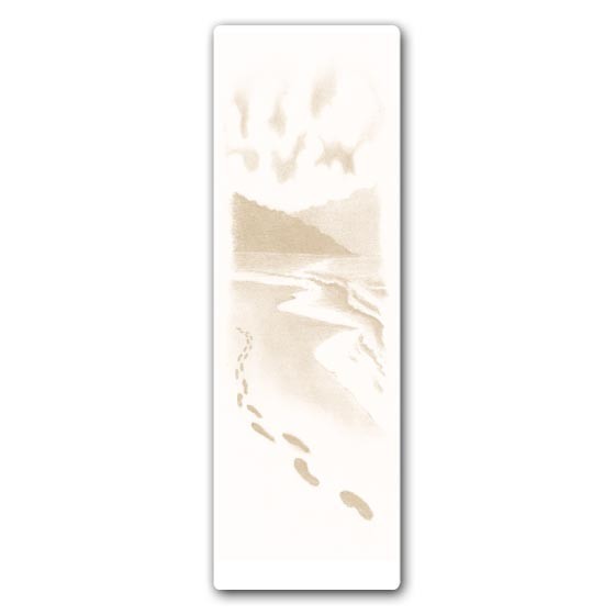 Perforated Bookmarks - Traditional Footprints | Thermalgraphics